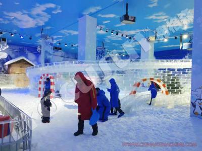 Cina 1500 kg macchina automatica per la caduta di neve per paesaggi con controllo video in uscita in vendita