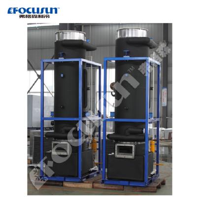 China 8 Tons/day Industrial Tube Ice Machine with Good and Bitzer Compressor by Focusun for sale