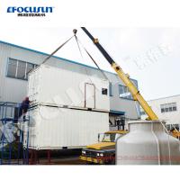 China 20Tons Flake Ice Machine and 10Tons Containerized Cold Room for Snow Ice Manufacturing for sale