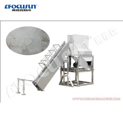 Cina 304 Materiale in acciaio inossidabile 100 kg/min Tubo/blocco Macchina di frantumazione del ghiaccio in vendita