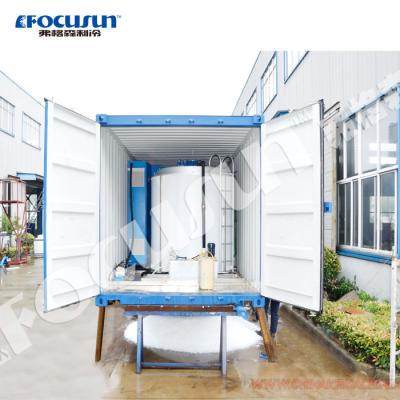 Chine Installation de glace en flocons à gaz à compresseur de 218 kW pour un système de fabrication de neige de 30 tonnes par jour à vendre