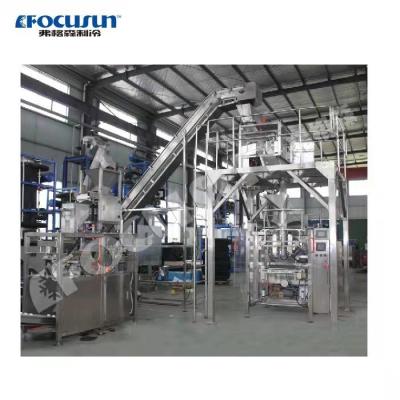 China Material de enchimento de gelo Embalagem de gelo totalmente automática para soluções de embalagem de poupança de tempo à venda