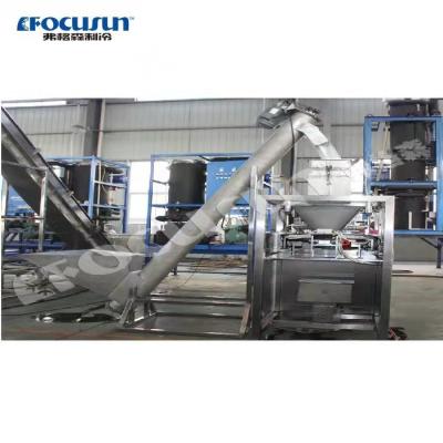 China Material de enchimento de gelo Embalagem de gelo totalmente automática para soluções de embalagem de poupança de tempo à venda