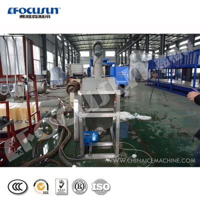 Cina 2019 Focusun Silver Voltage 380v / 3p / 50hz trituratore di ghiaccio per blocchi di ghiaccio in vendita