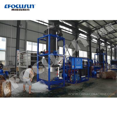 Cina Condizione 15 tonnellate Capacità macchina per la produzione di ghiaccio a tubo con macchina da imballaggio 4690kg in vendita
