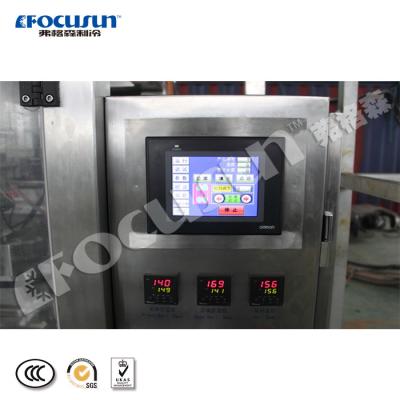 Cina Imballare in modo efficiente 5000 kg di ghiaccio a tubo e a cubo con la macchina di imballaggio del ghiaccio completamente automatica in vendita