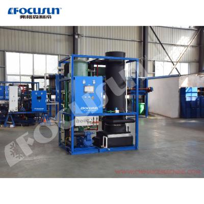 Cina Macchina di produzione di tubi di ghiaccio di dimensioni personalizzate da 5 tonnellate al giorno con controllo PLC e ghiaccio preciso in vendita