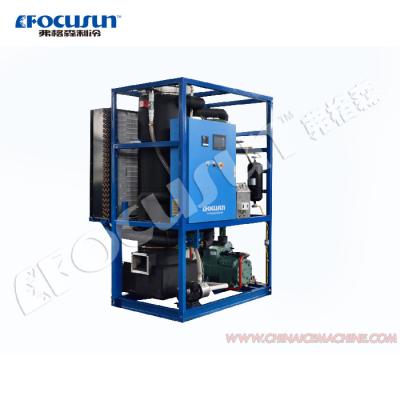 Cina 1250 KG Macchina di produzione di tubi di ghiaccio di piccole dimensioni da 3 tonnellate con controllo video in uscita in vendita