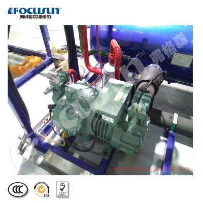 Cina Macchina di produzione di ghiaccio a tubo da 10 tonnellate e a risparmio energetico con potenza di 80 kW in vendita