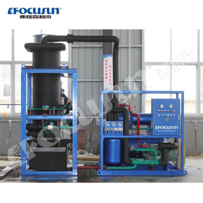 Cina Focusun fornisce macchine per ghiaccio in tubi di qualità alimentare per il mercato al dettaglio di Shanghai in vendita