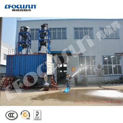 Cina Sistema di produzione di neve per 700 metri quadrati utilizzando ghiaccio in tubo in vendita