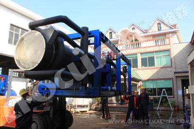 China Pintura Azul NICE Máquina de Fabricação de Gelo de Tubos Compacto à venda