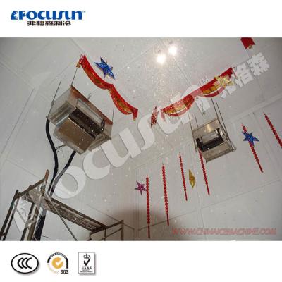 Cina Capacità di immagazzinamento di ghiaccio di 1000 kg Disegno della macchina per la fabbricazione della neve artificiale in vendita