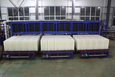Cina 11860 KG Macchina per blocchi di ghiaccio a raffreddamento diretto per negozi di alimenti e bevande all'interno di Focusun in vendita
