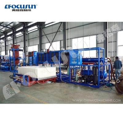 Cina 1800*1200*2000mm Blocco di ghiaccio con refrigerazione diretta da Focusun 6kw Power in vendita