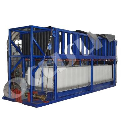 Cina Macchina per la produzione di ghiaccio a blocco di raffreddamento diretto a motore da 10 T per la produzione di ghiaccio pesante in vendita