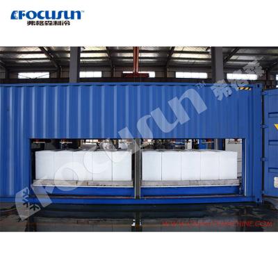 China 960 kg ijsmachine met PLC touchscreen-besturingssysteem Te koop