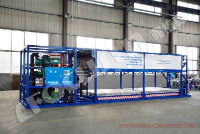Cina Bitzer Compressor 2024 Focusun 15T Block Ice Machine per la produzione di ghiaccio su larga scala in vendita