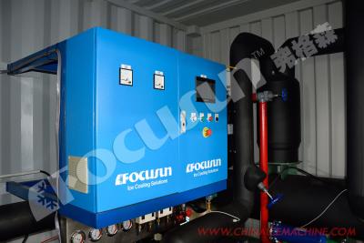 China Tecnologia mais recente Máquina de gelo de blocos de arrefecimento directo de 10 toneladas com compressor Bitzer à venda