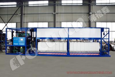 中国 33.98kwの電力出力と直接冷却の産業用氷ブロック製造機械 販売のため