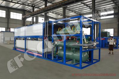 中国 33.98kwの電力出力と直接冷却の産業用氷ブロック製造機械 販売のため