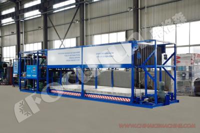 中国 33.98kwの電力出力と直接冷却の産業用氷ブロック製造機械 販売のため