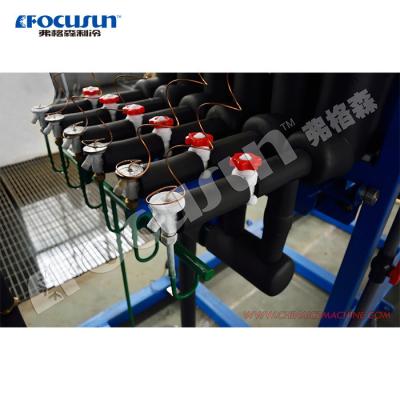 Cina Macchine automatiche per il ghiaccio ad evaporatore di alluminio per ghiaccio a blocco ad aria raffreddata ad alta capacità in vendita