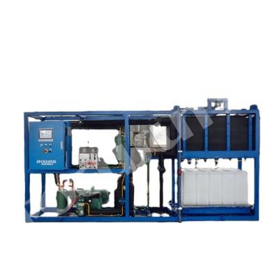China Frigorífico a ar de 25 toneladas de capacidade Máquina de gelo de bloco direto de engrenagem para produção de poupança de energia à venda