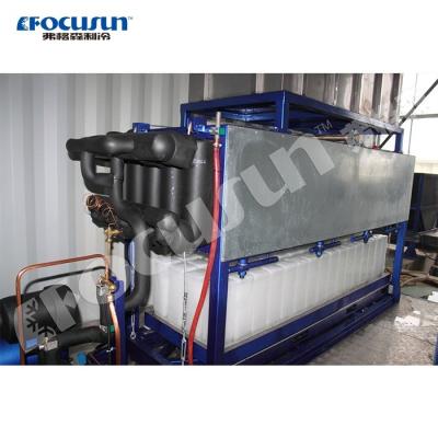 Cina Focusun 1T Containerized Block Ice Machine con capacità di stoccaggio di 1000 kg di ghiaccio in vendita