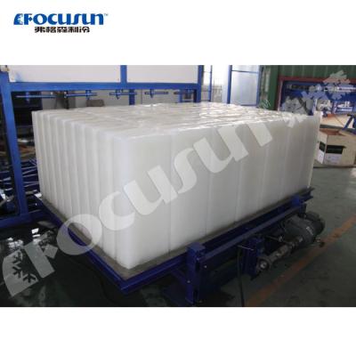China Máquina de fabricação de blocos de gelo Outra capacidade de armazenamento de gelo Sistema de controlo de ecrã táctil PLC à venda
