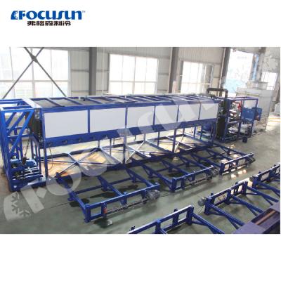Cina 25T/24H Grandi macchine industriali a blocco di ghiaccio a raffreddamento diretto per la vendita di ghiaccio e impianti di ghiaccio in vendita