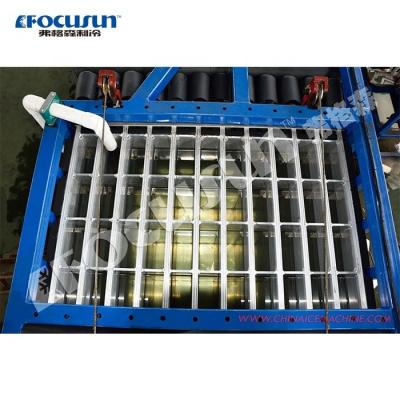 Cina Componenti del nucleo dell'evaporatore 960 kg Macchina per ghiaccio a blocchi industriali per la conservazione dei frutti di mare in vendita