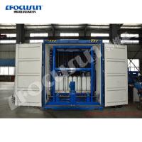 China 10 tons per day Containerized direct cooling Block ice makers with Bitzer compressor for sale