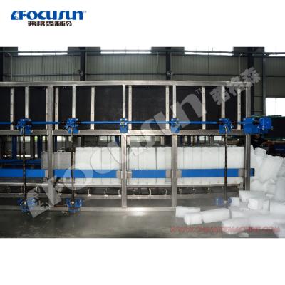 Cina ICE BLOCK 20 tonnellate al giorno Sistema di raffreddamento diretto industriale Macchine per la produzione di ghiaccio a blocchi in vendita