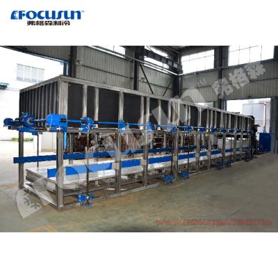 Cina ICE BLOCK 20 tonnellate al giorno Sistema di raffreddamento diretto industriale Macchine per la produzione di ghiaccio a blocchi in vendita