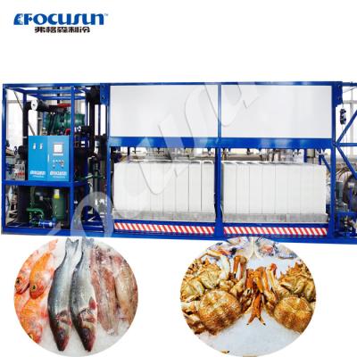 Cina Macchine per la produzione di ghiaccio a blocchi con sistema di evaporazione diretta da 15 tonnellate in vendita