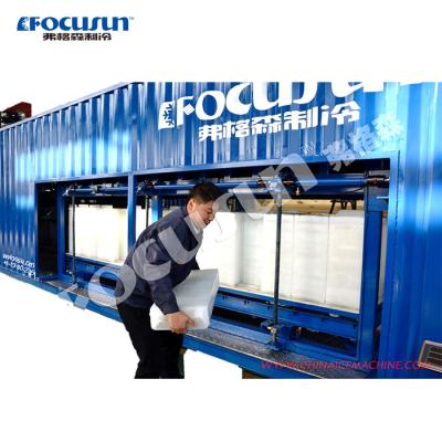 Cina Macchine per la produzione di ghiaccio a blocchi con sistema di evaporazione diretta da 15 tonnellate in vendita