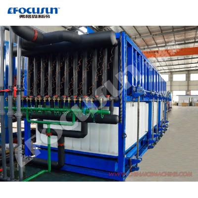 Cina 20 tonnellate al giorno Sistema di raffreddamento diretto industriale Blocco di ghiaccio per blocchi di ghiaccio in vendita