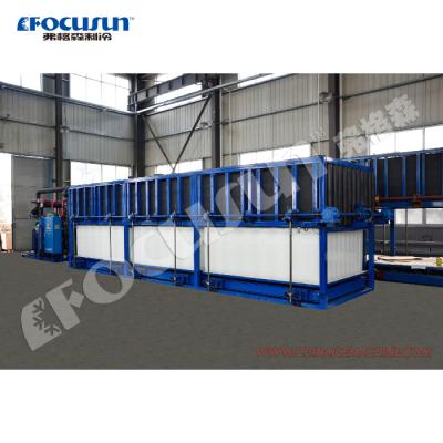 Cina 20 tonnellate al giorno Sistema di raffreddamento diretto industriale Blocco di ghiaccio per blocchi di ghiaccio in vendita