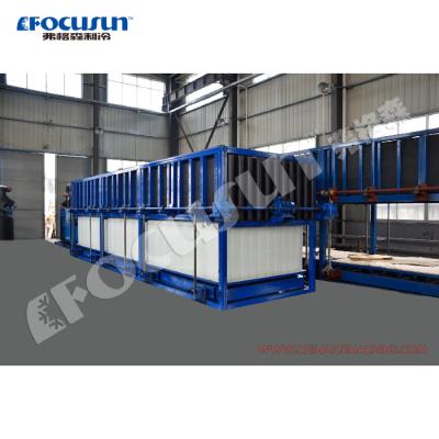 Cina 20 tonnellate al giorno Sistema di raffreddamento diretto industriale Blocco di ghiaccio per blocchi di ghiaccio in vendita
