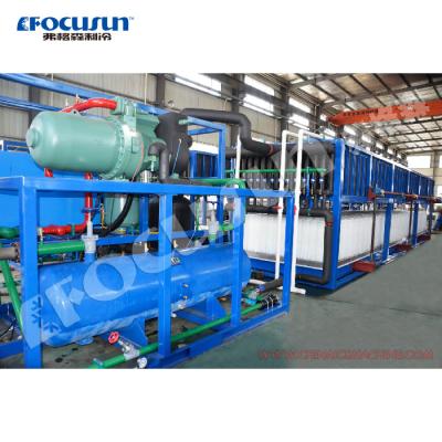 Cina Macchina per la produzione di ghiaccio a blocchi industriali da 30 tonnellate con dimensioni da 15550*2290*2520 di Focusun in vendita