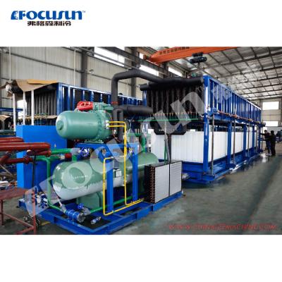 Cina Apparecchiature per la produzione di ghiaccio a blocco industriale da 25 tonnellate con refrigerante R507 e valvola Danfoss in vendita