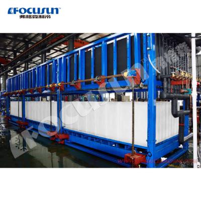 Cina Apparecchiature per la produzione di ghiaccio a blocco industriale da 25 tonnellate con refrigerante R507 e valvola Danfoss in vendita