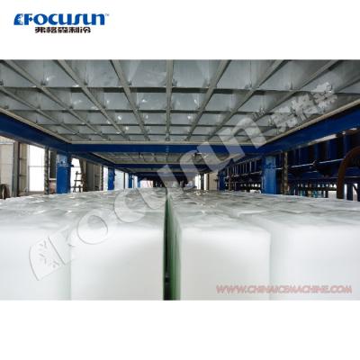 Cina Apparecchiature per la produzione di ghiaccio a blocco industriale da 25 tonnellate con refrigerante R507 e valvola Danfoss in vendita