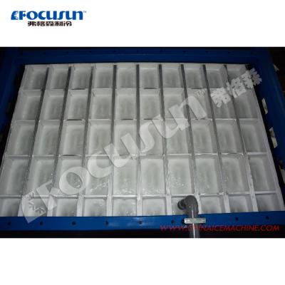 China Máquina de fabricação de gelo industrial de blocos de 12 toneladas por dia para produção de gelo em larga escala à venda