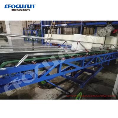 China Máquina de fabricação de gelo de blocos móveis em contentores para a pesca à venda