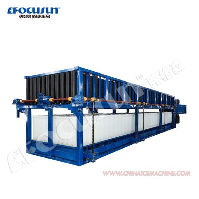 Cina Macchina per la produzione di ghiaccio a blocchi blu a 30 tonnellate, a blocchi diretti refrigerati, per risparmiare energia elettrica e lavoro in vendita
