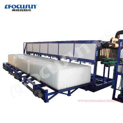 Cina Macchina per la produzione di ghiaccio a blocchi blu a 30 tonnellate, a blocchi diretti refrigerati, per risparmiare energia elettrica e lavoro in vendita