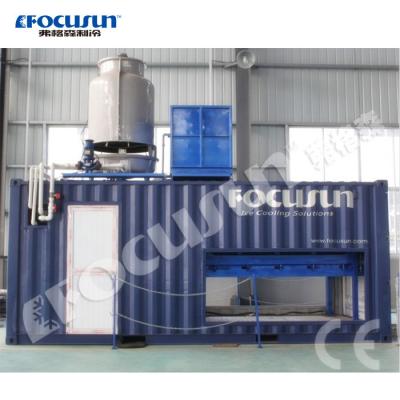 Cina Frascold Compressore usato raffreddamento dell'aria 1MT Solar Block Ice Making Machine per in Ghana in vendita