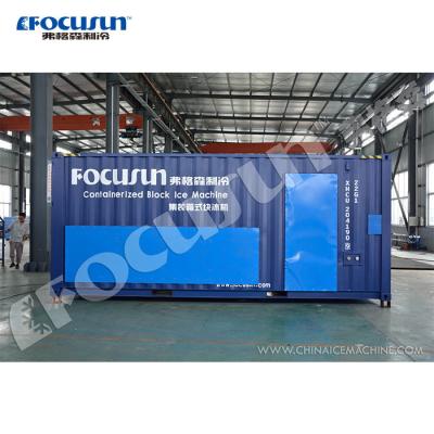 Cina Frascold Compressore usato raffreddamento dell'aria 1MT Solar Block Ice Making Machine per in Ghana in vendita